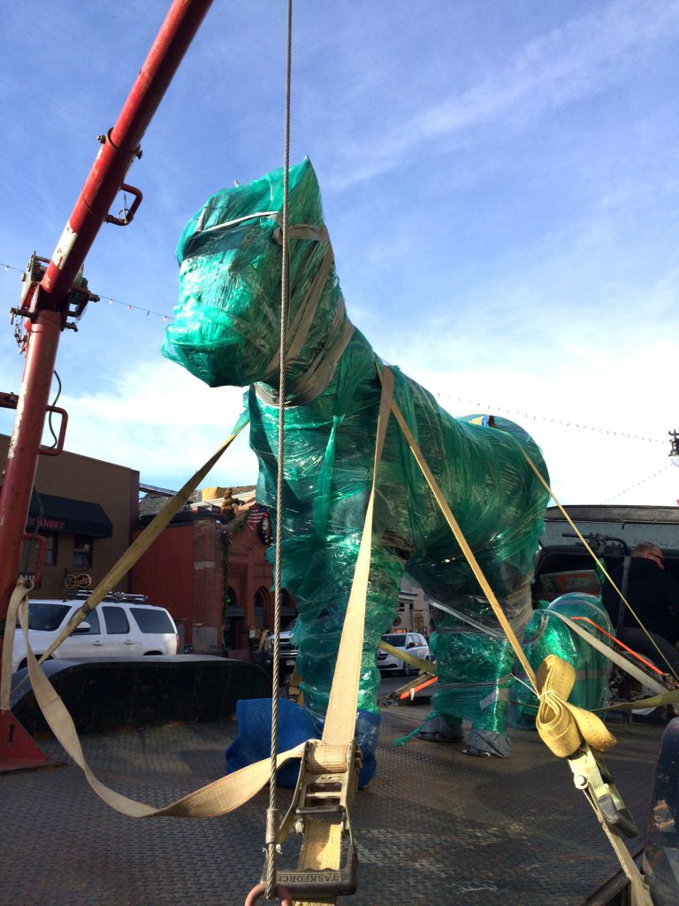 Catch the Arrival of Gwenivere — Jamie Burnes’ New Steel and Wood Horse ...